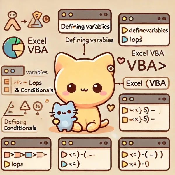 Excel VBAの基本構文 | よくわかるpythonとエクセルVBA入門