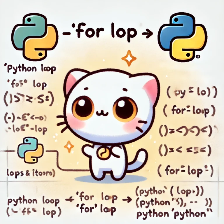 Pythonのforループ文：効率的な繰り返し処理のための基礎 | よくわかるpythonとエクセルVBA入門