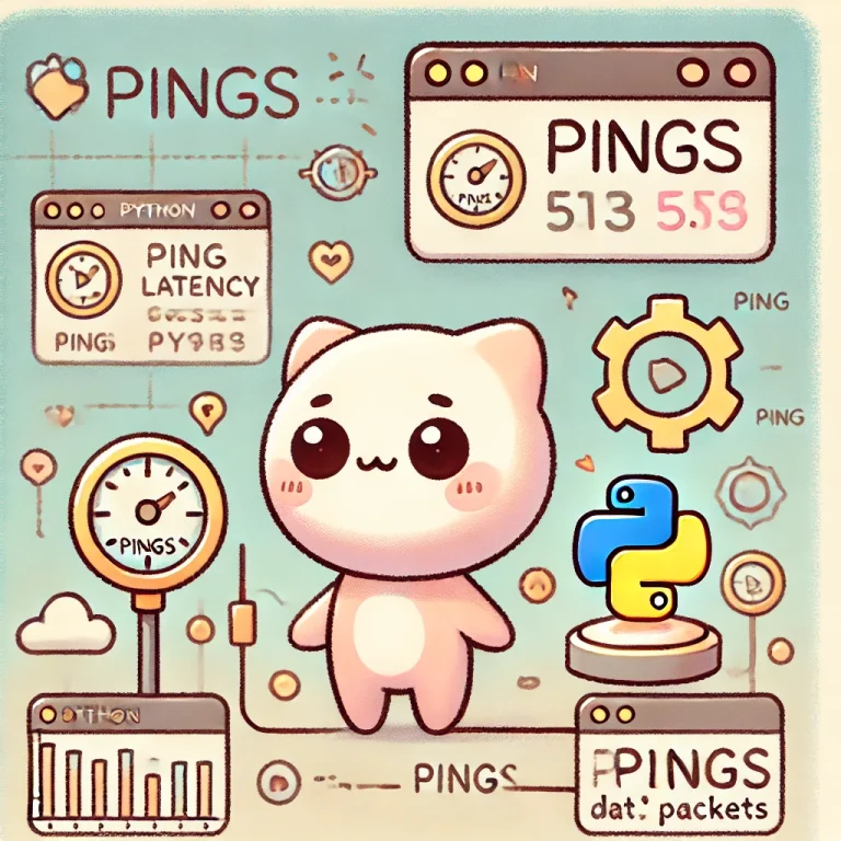Pings：Pythonでネットワーク接続性を確認するライブラリ | よくわかるpythonとエクセルVBA入門