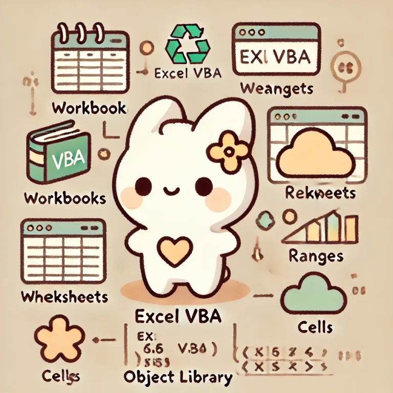 Excel VBAオブジェクトライブラリ：Excel操作を自動化する強力なツール | よくわかるpythonとエクセルVBA入門