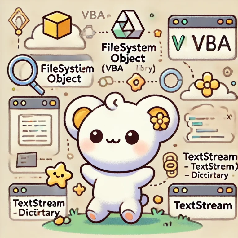 Excel VBAのScripting Runtime Library：ファイルシステムの操作を強化するツール | よくわかるpythonと ...