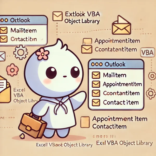 Excel VBAのOutlookオブジェクトライブラリ：メール自動化と連携の強力なツール | よくわかるpythonとエクセルVBA入門