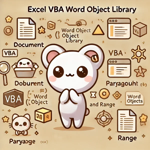 Excel VBAのWordオブジェクトライブラリ：文書操作を自動化する強力なツール | よくわかるpythonとエクセルVBA入門
