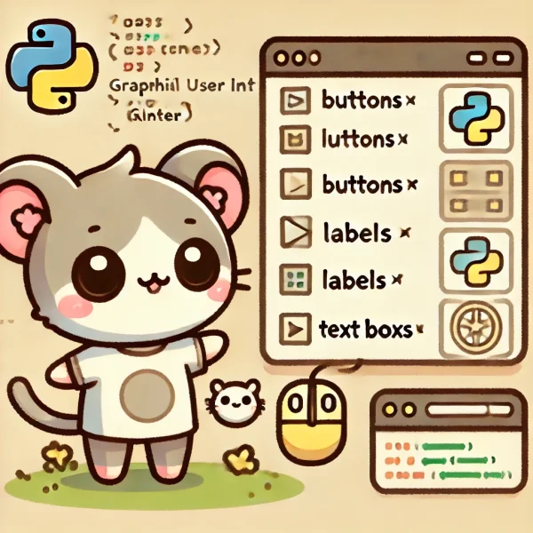 PythonのTkinter：簡単にGUIアプリケーションを作成するための強力なツール | よくわかるpythonとエクセルVBA入門