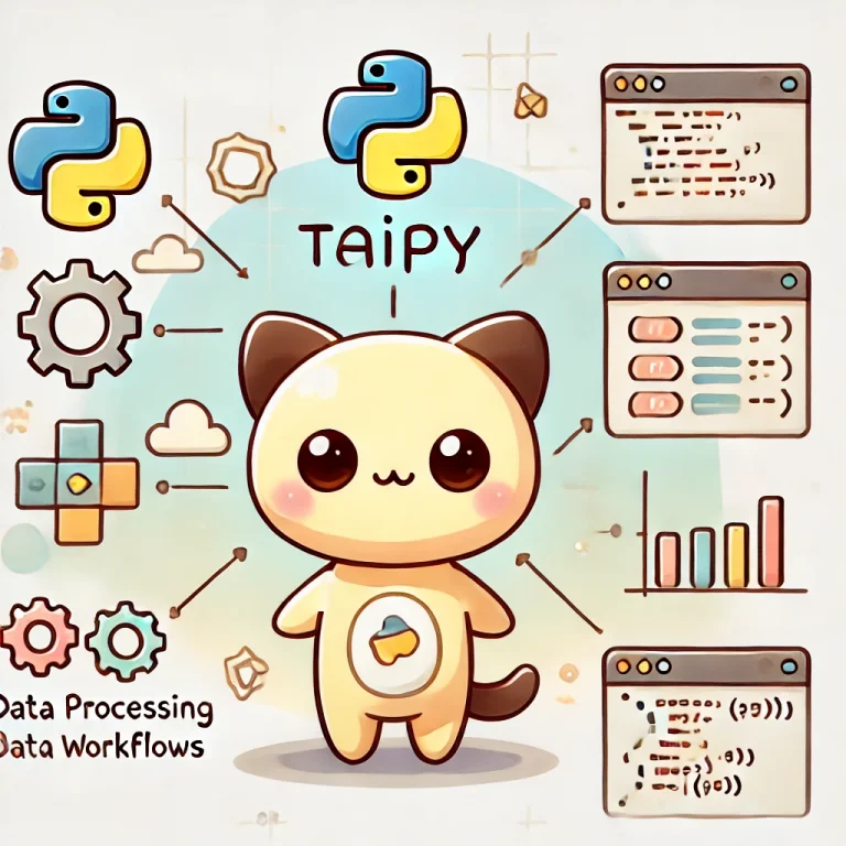 Taipy：Pythonで高度なデータパイプラインを構築するためのフレームワーク | よくわかるpythonとエクセルVBA入門