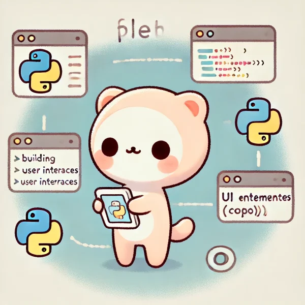 Flet：PythonでインタラクティブなデスクトップおよびWebアプリケーションを簡単に作成する | よくわかるpythonとエクセルVBA入門