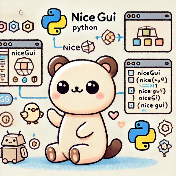 NiceGUI：Pythonで簡単にWebベースのユーザーインターフェースを作成するためのライブラリ | よくわかるpythonとエクセルVBA入門