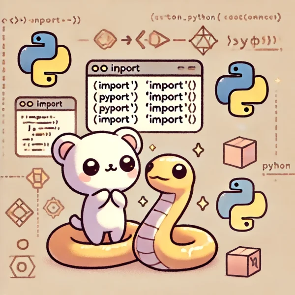 Pythonのimport文:モジュールとパッケージの再利用を可能にする基礎 よくわかるpythonとエクセルvba入門
