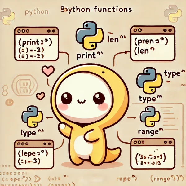 Pythonの基本関数:効率的なプログラミングを支える重要なツール よくわかるpythonとエクセルvba入門