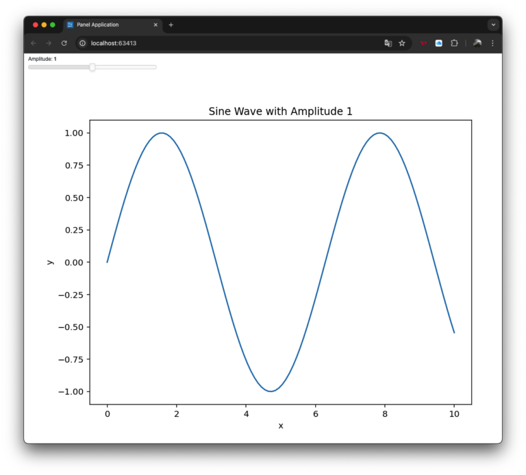 Panel：Pythonでインタラクティブなデータアプリケーションを作成するためのフレームワーク | よくわかるpythonとエクセルVBA入門
