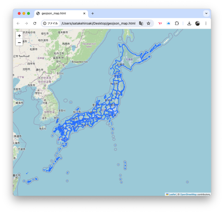 Folium：Pythonでインタラクティブな地図を作成するライブラリ | よくわかるpythonとエクセルVBA入門
