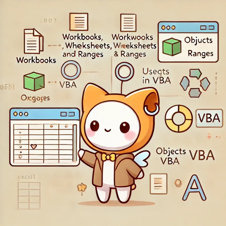 Excel VBAのオブジェクト：データ操作と自動化の基盤 | よくわかるpythonとエクセルVBA入門