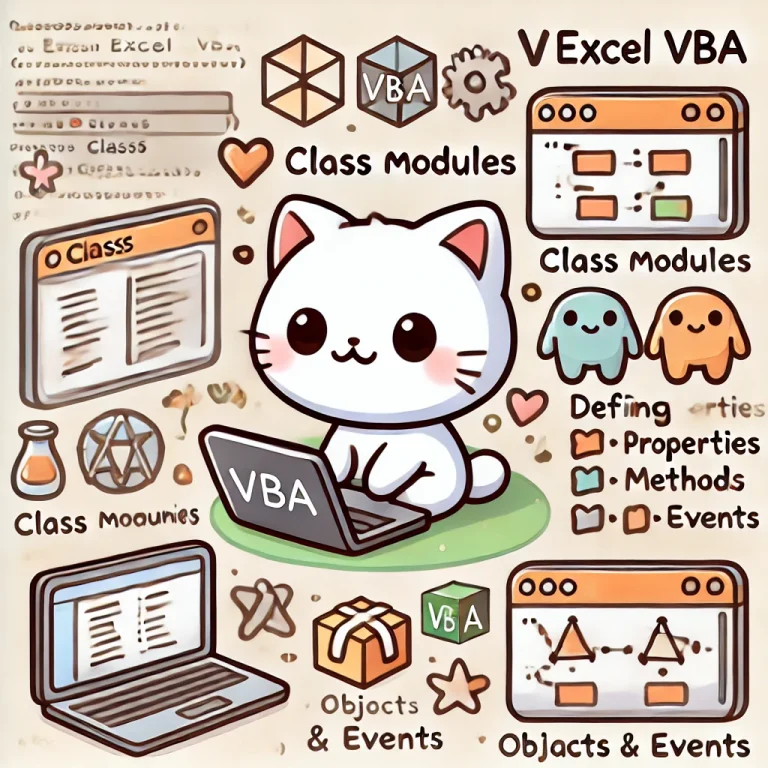 Excel VBAのクラス：オブジェクト指向プログラミングの基礎 | よくわかるpythonとエクセルVBA入門