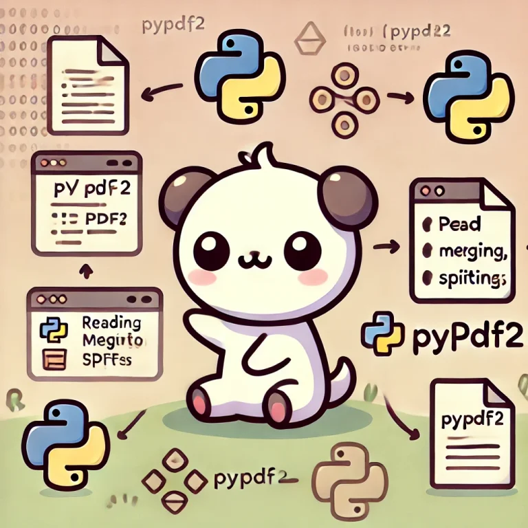 PyPDF2：PythonでPDF操作を自在に行うためのライブラリ | よくわかるpythonとエクセルVBA入門