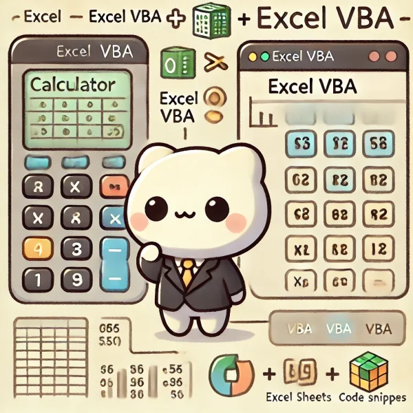 Excel VBAで電卓を作る | よくわかるpythonとエクセルVBA入門