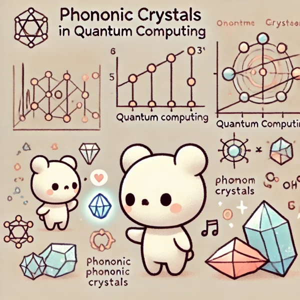 量子コンピューティングにおけるフォノニッククリスタルの進化：音波制御の新たなフロンティア | よくわかるpythonとエクセルVBA入門