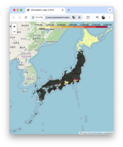 Folium：Pythonでインタラクティブな地図を作成するライブラリ | よくわかるpythonとエクセルVBA入門