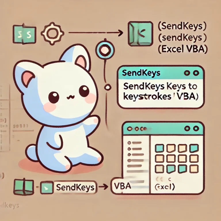 Excel VBAでSendKeysを使った簡単なプログラム | よくわかるpythonとエクセルVBA入門