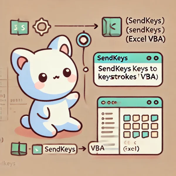 Excel VBAでSendKeysを使った簡単なプログラム | よくわかるpythonとエクセルVBA入門